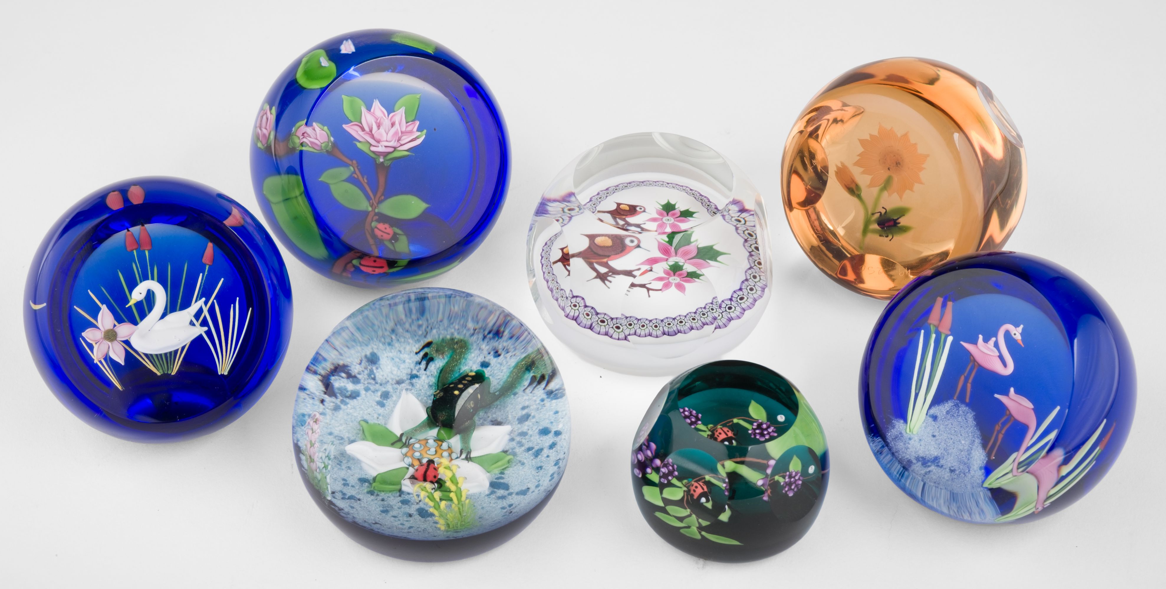 Lot 626 - Paperweights. A collection of Caithness