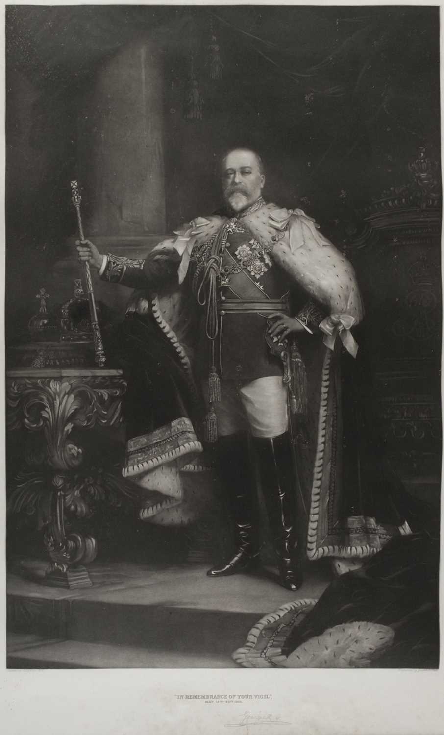 Lot 182 - Pratt (Joseph B.,). Portrait of King Edward