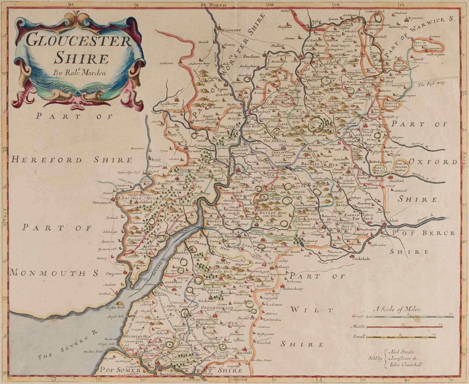 Lot 66 - British County Maps. A collection of 24 Maps,
