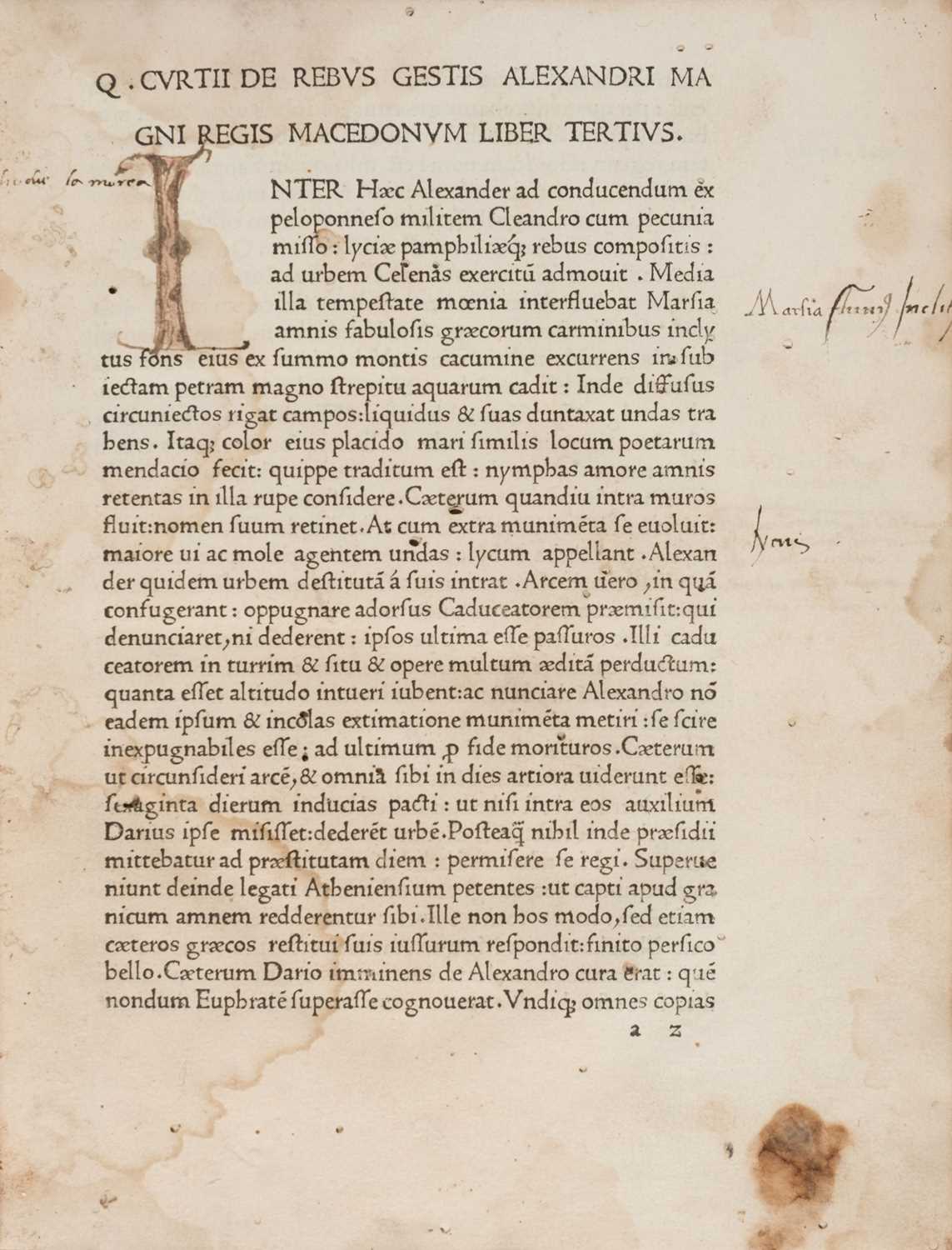 Lot 214 - Curtius Rufus (Quintus, fl. first century).