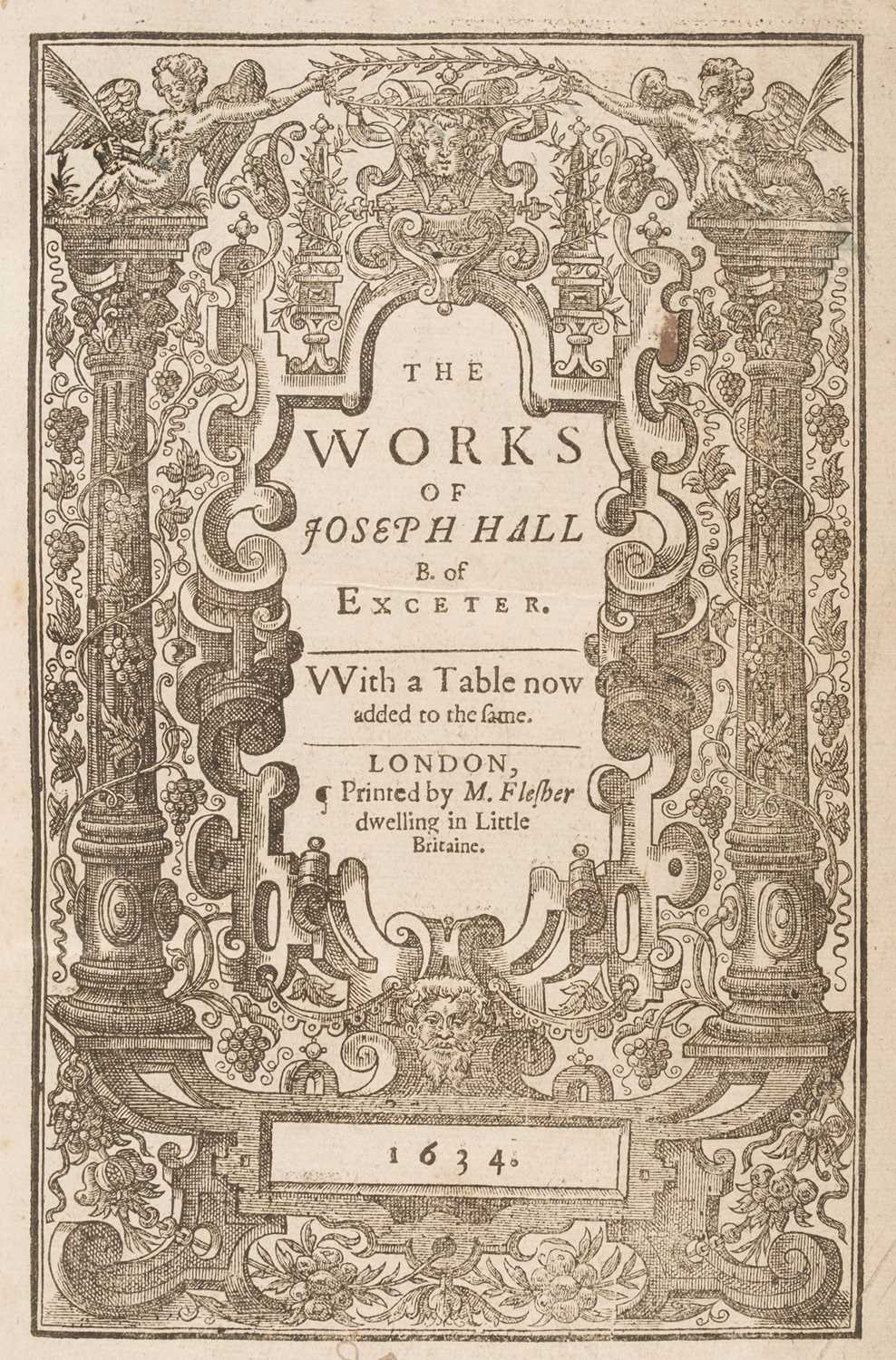 Lot 218 - Hall (Joseph). The Works of Joseph Hall B.
