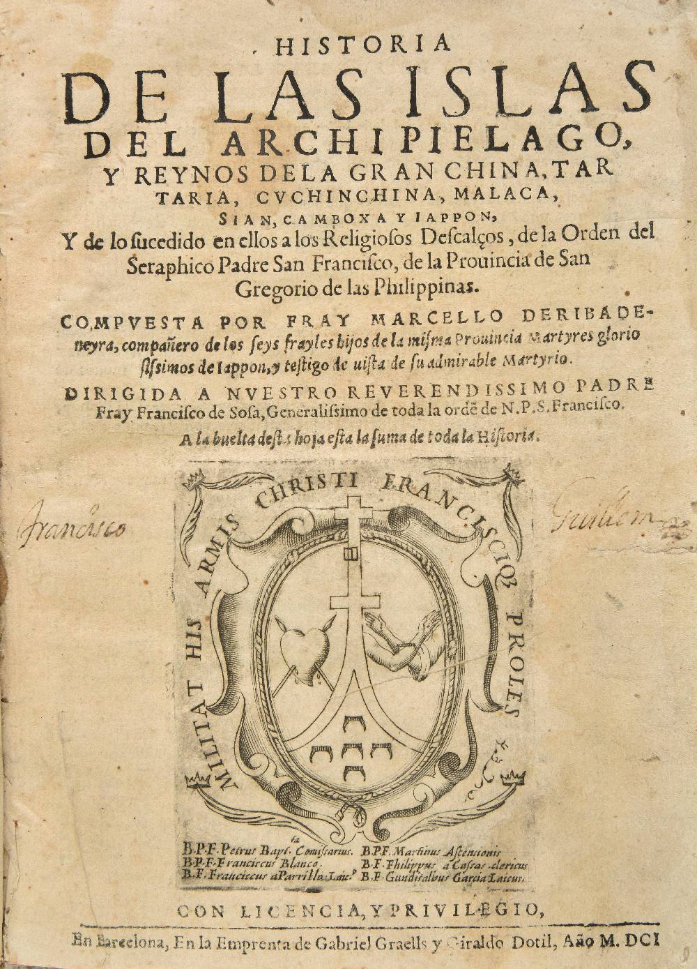 Lot 31 - Ribadeneira, Marcelo de