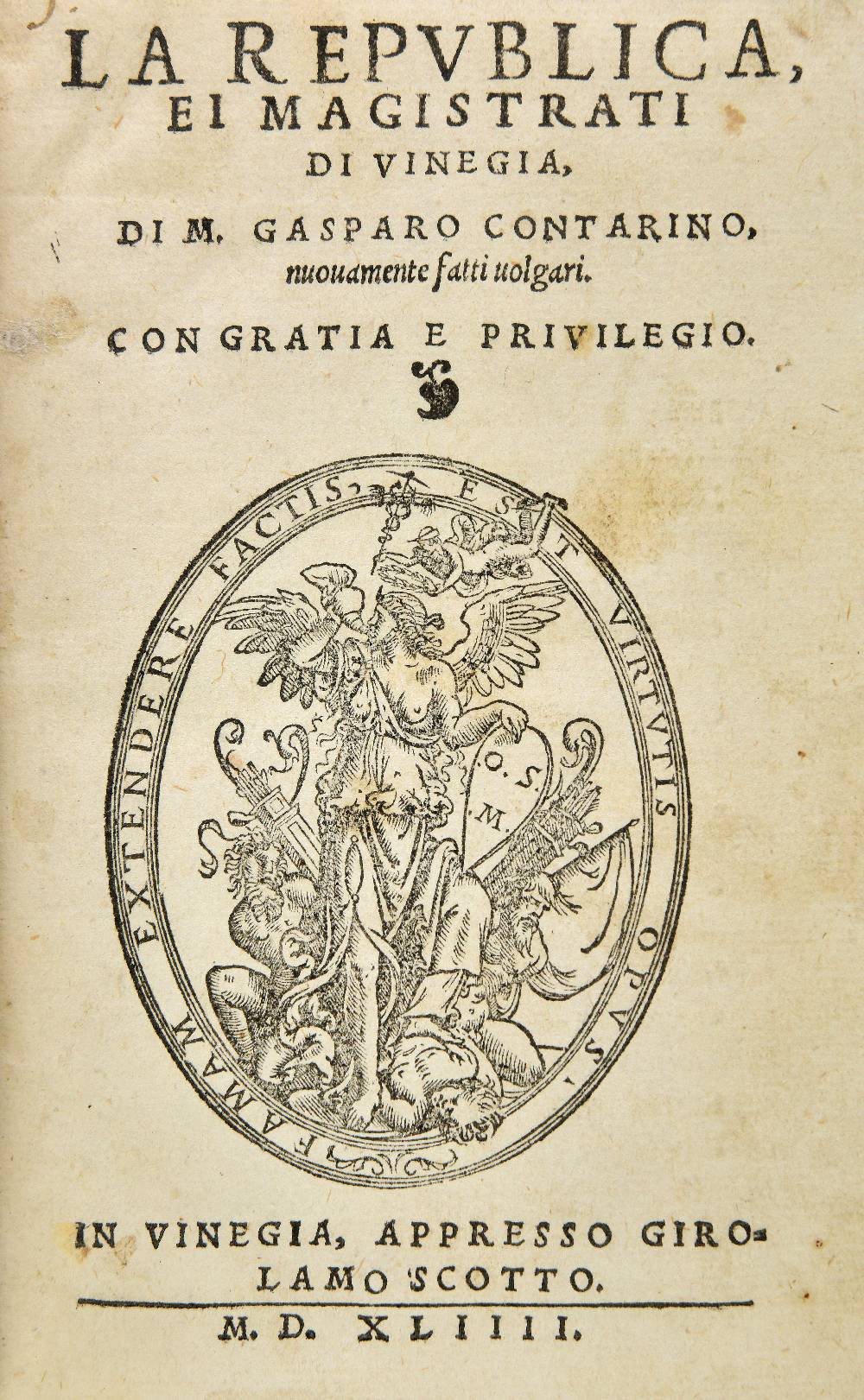 Lot 267 - Contarini, Gasparo