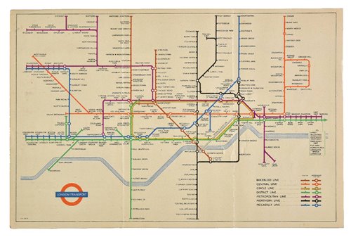 Lot 162 - Underground map.
