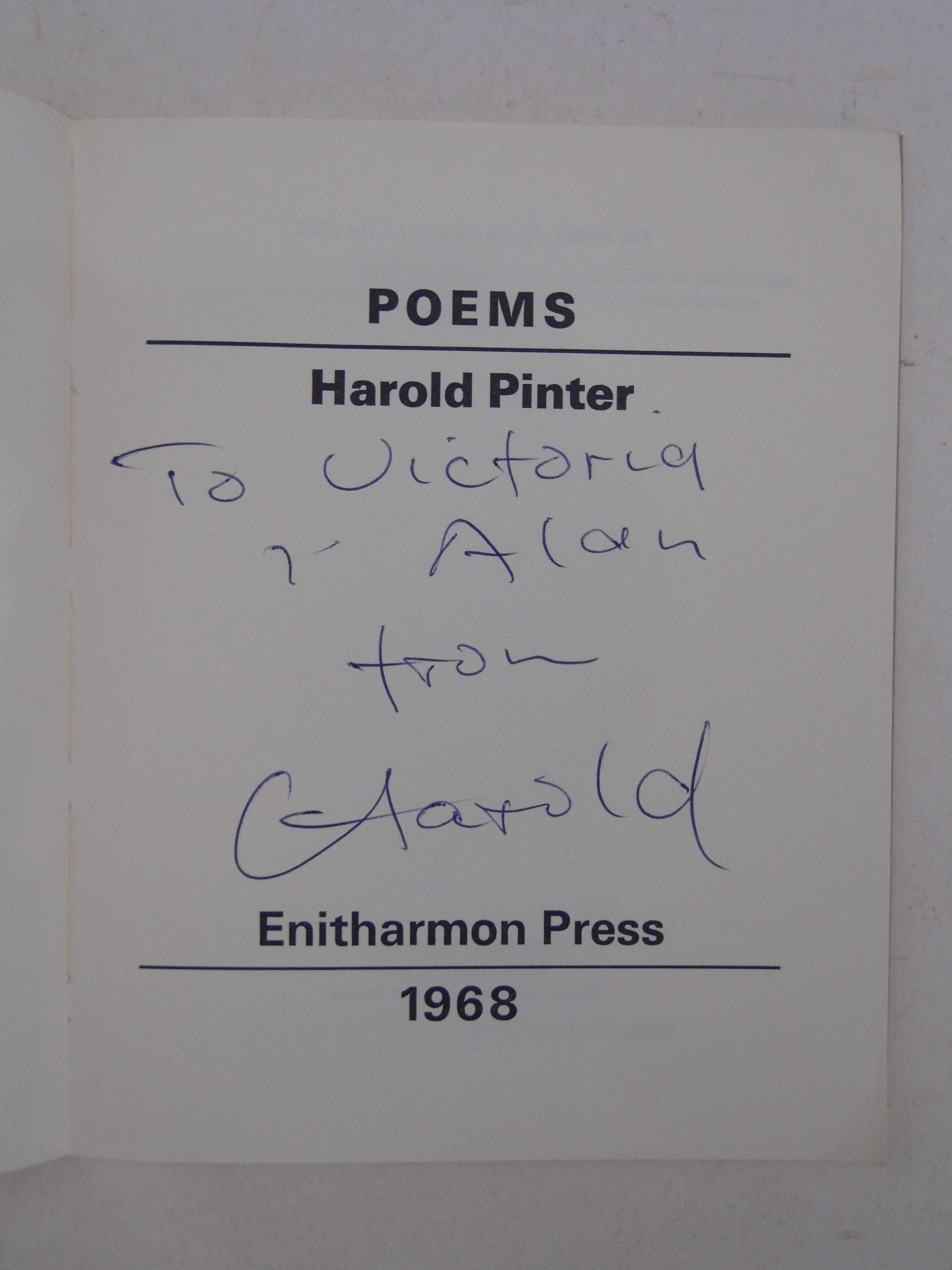 Lot 386 - Pinter, Harold, 1930-2008
