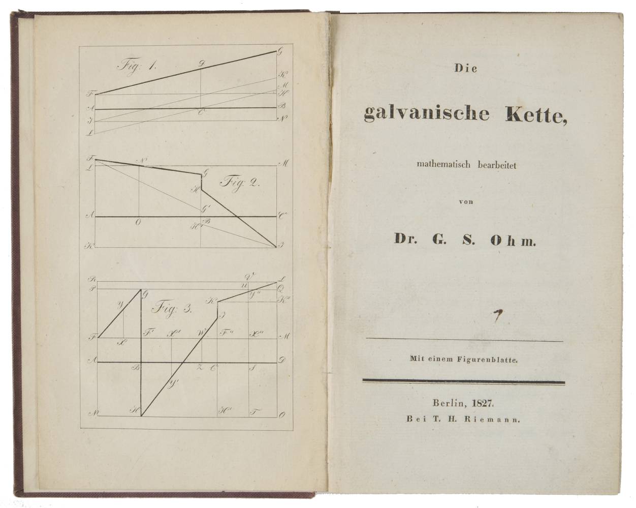 Lot 549 - Ohm , Georg Simon